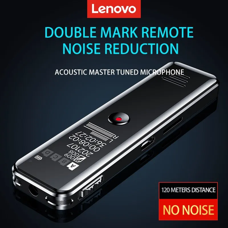 Lenovo Original B618 Digital Audio Voice Recorder Professional Mini ...
