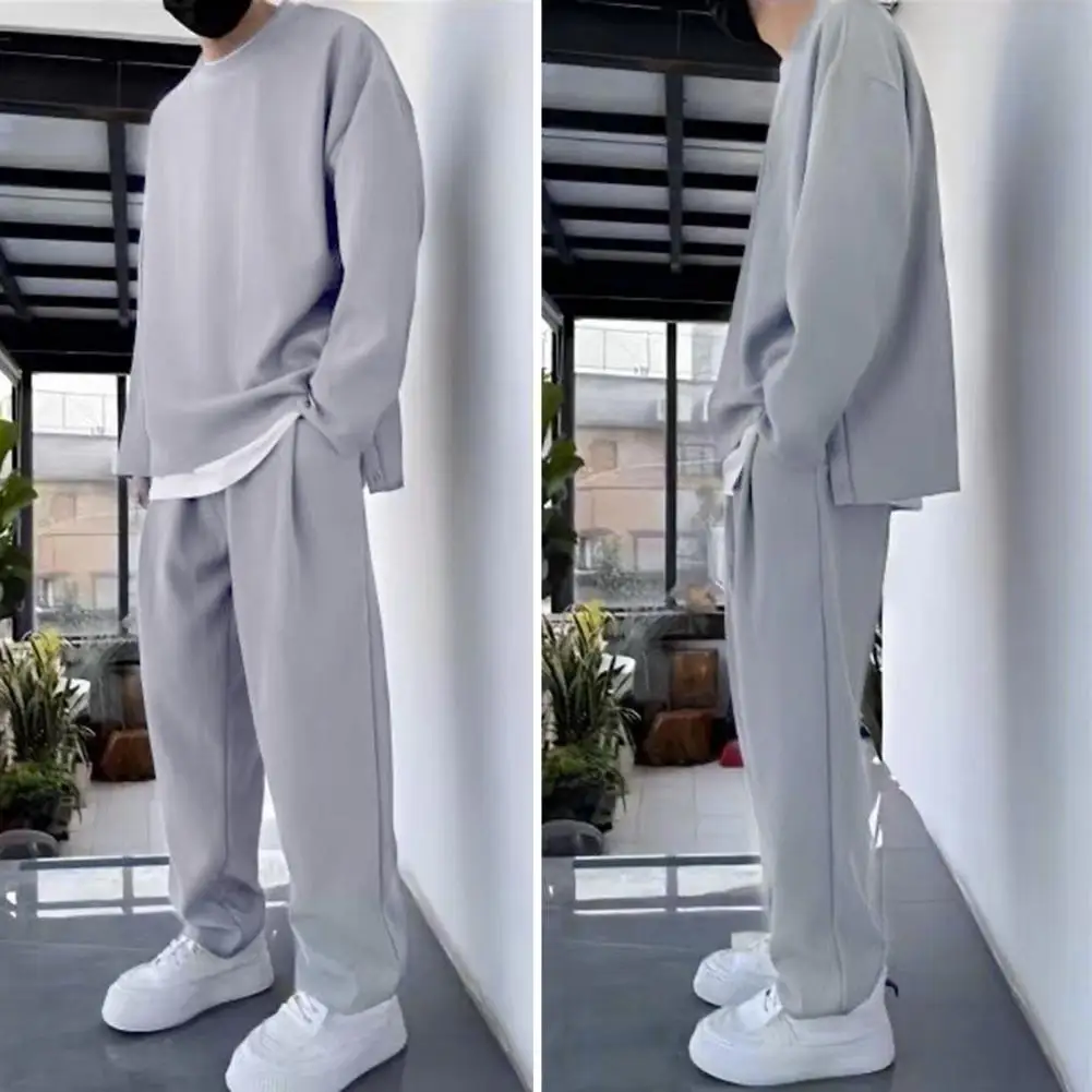2-Piece-Set-Men-Loose-Fit-Tracksuit-Men-Fashion-Clothing-Korean-Style ...