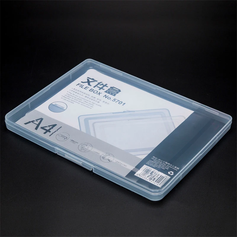 A4-ultra-d-nne-tragbare-transparente-Akten-box-Aufbewahrung-sbox-f-r ...