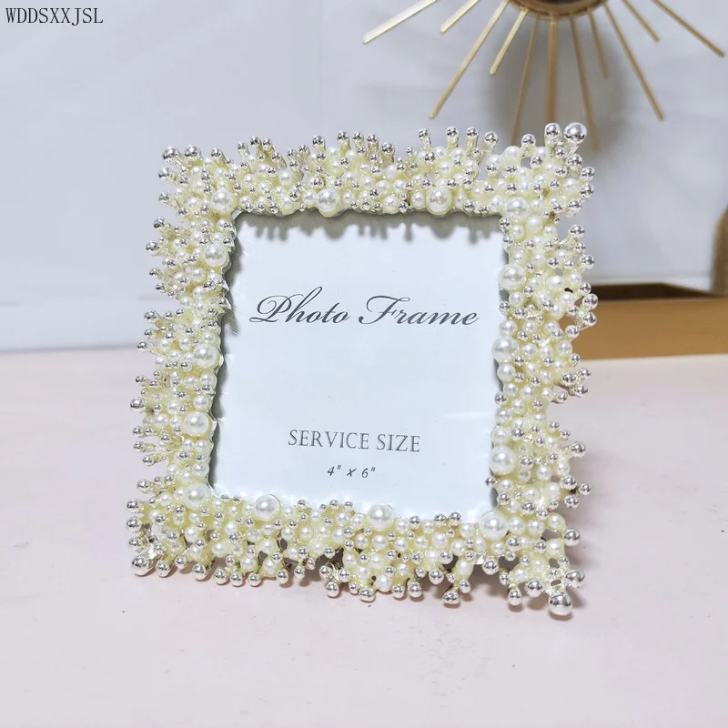 WDDSXXJSL-creative-pearl-metal-photo-frame-decoration-electroplating ...