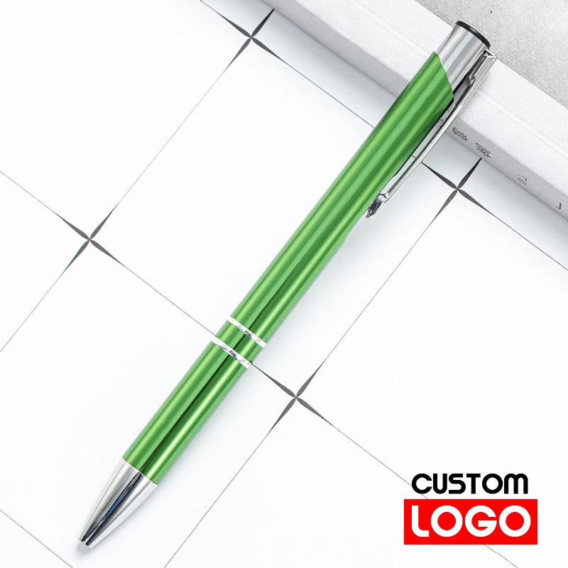 100pcs/lot Custom Logo or Name Metal Ballpoint Pen Touch Screen Pen ...