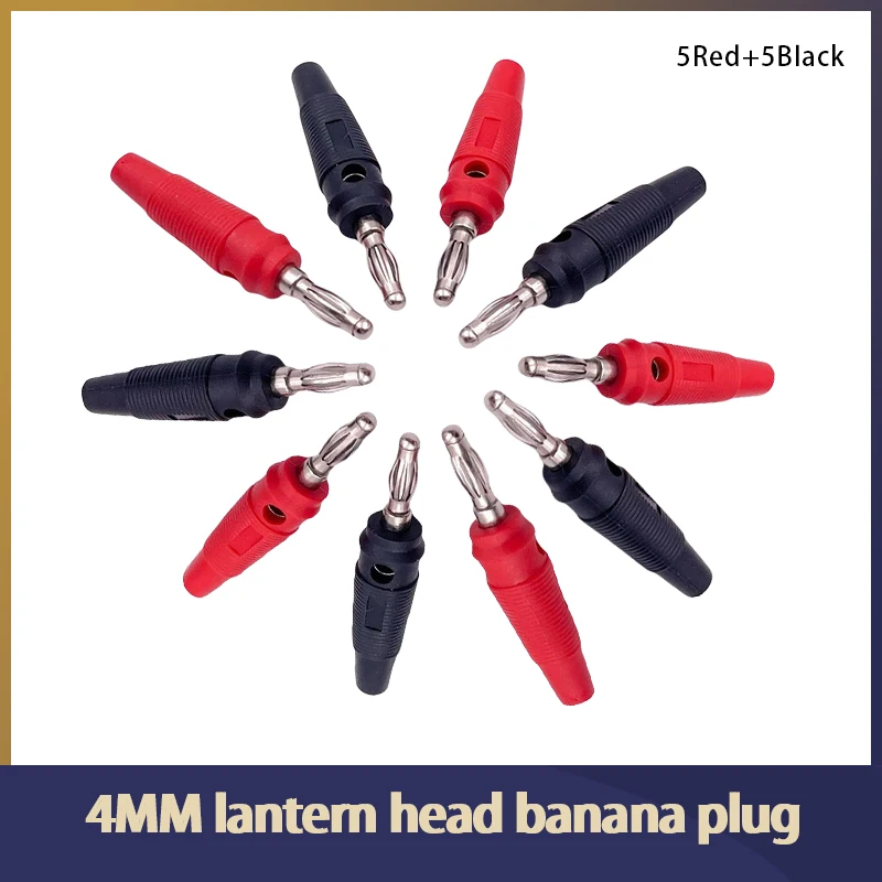 10Pcs-32A-High-Current-Screw-Type-4mm-Banana-Plugs-Male-Stackable ...