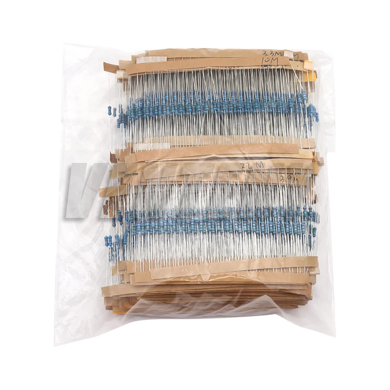 3120pcs-Lot-1-4W-Metal-Film-Resistor-Kit-156Values-1R-10M-ohm-1 ...