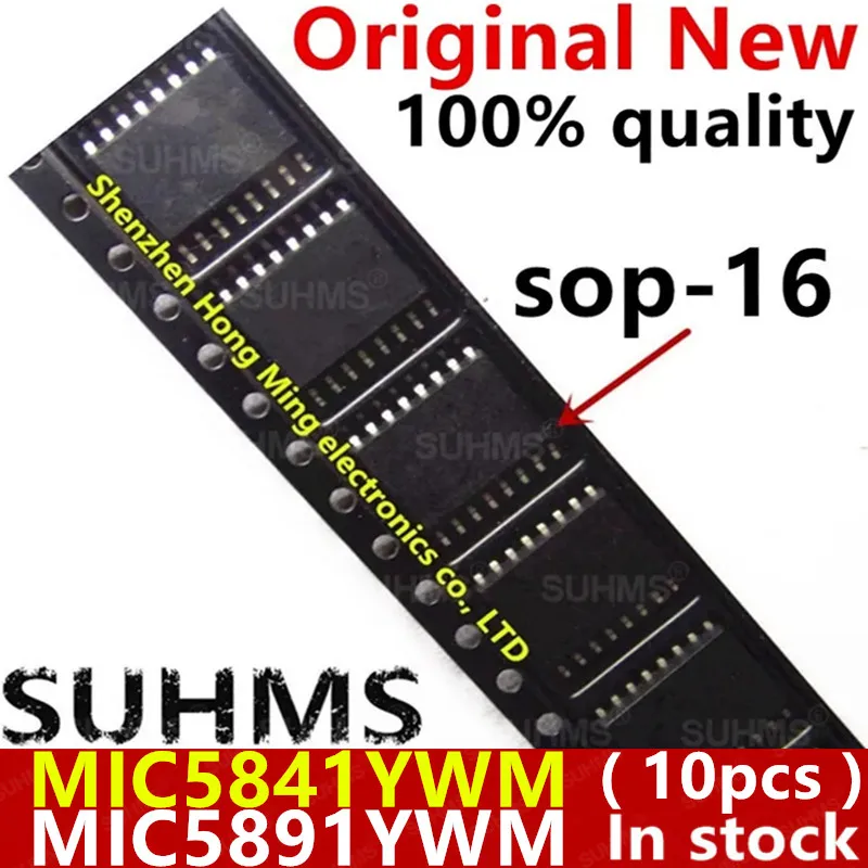 (10piece)100% New MIC5841 MIC5891 MIC5841YWM MIC5891YWM sop16 ...