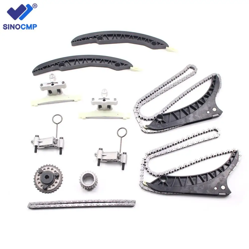 New N63B44A Timing Chain Kit Camshaft VVT Gear set for BMW 550i 750i X5 ...
