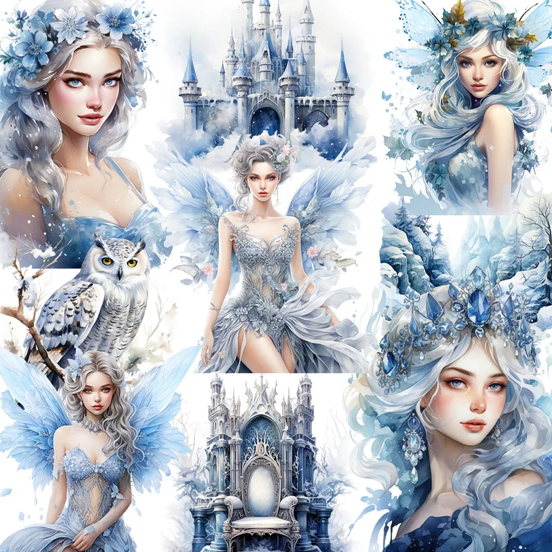 20Pcs/Pack Ice and Snow Kingdom Sticker DIY Craft Scrapbooking Album ...