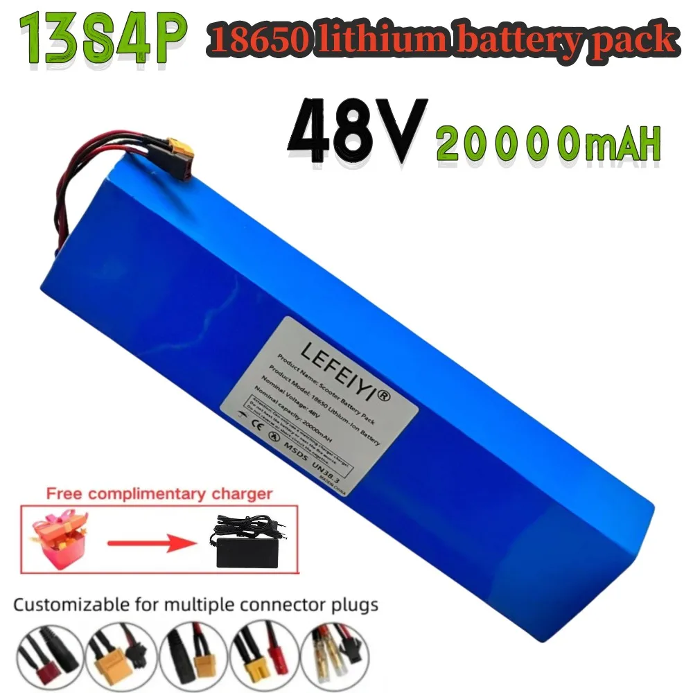 Popular-48V-20Ah-1000W-Li-ion-Battery-13S4P-48V-Li-ion-Battery-for-54 ...