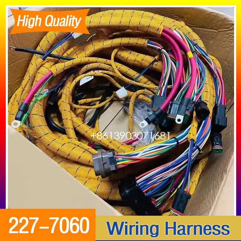 E330C-Excavator-Main-Wiring-Harness-227-7060-2277060-Chassis-Wiring ...