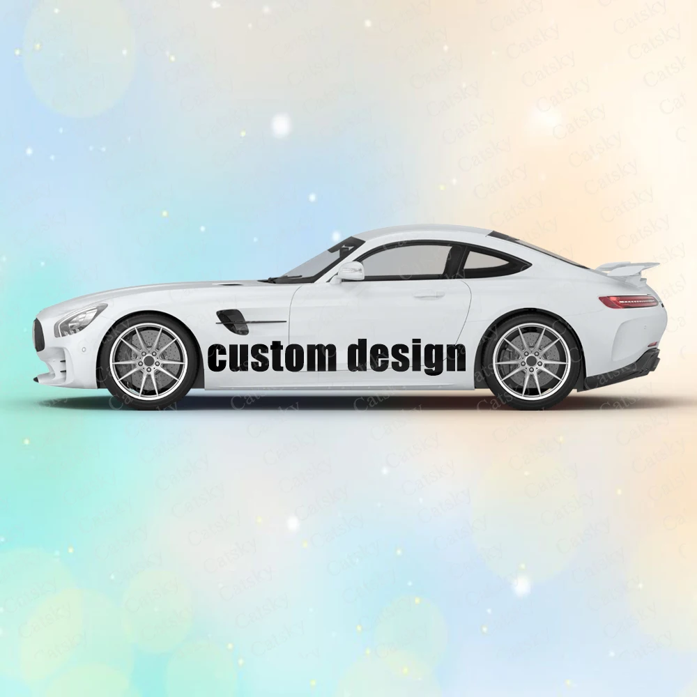 Custom Design Car Side Vinyl Stickers Wrap Vinyl Film Engine Cover ...