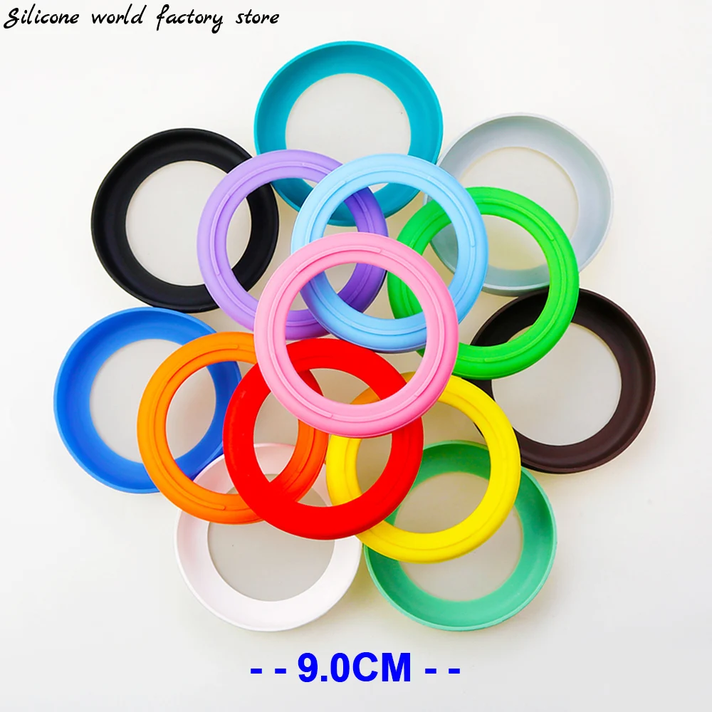 16-Colors-9-0CM-Threaded-Silicone-Cup-Bottom-Protective-Cover-Coaster ...