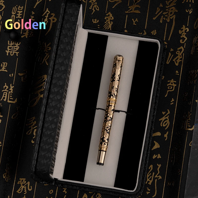 Hero-Pen-Century-Golden-Dragon-14K-Fountain-Pen-with-Gold-Nib-Chinese ...
