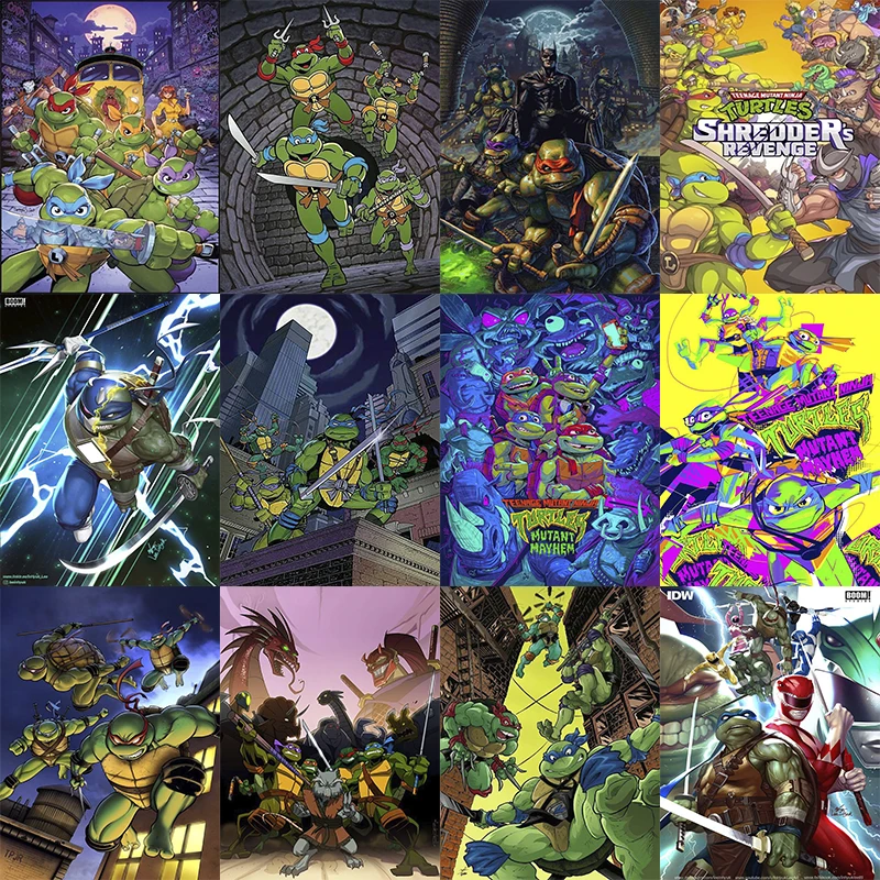 2024-New-5D-DIY-Teenage-Mutant-Ninja-Turtles-Diamond-Painting-kit ...