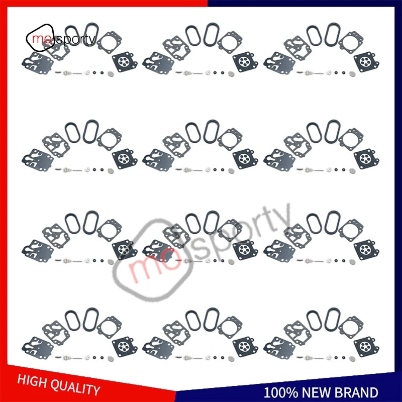 12 SET Carburetor repair kit for K20 WYA Red Max GZ23N GZ65N HTZ2401 ...