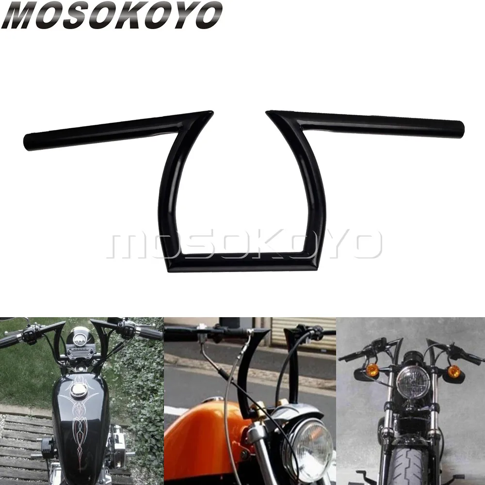 Z Chopper Motorcycle Handlebars | Chopper Motorcycle Bobber Bar ...