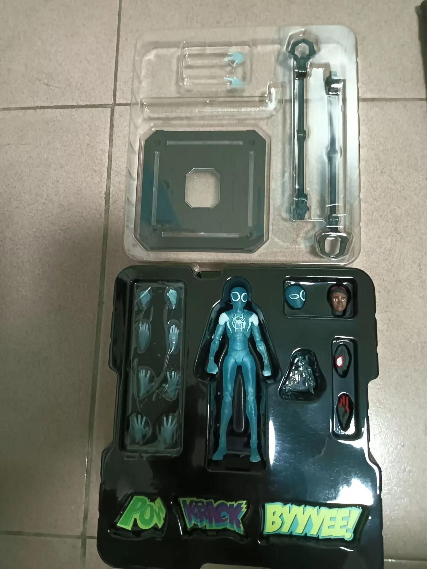 Figuras de acción de Spider-Man invisible de Anime, Miles Morales ...