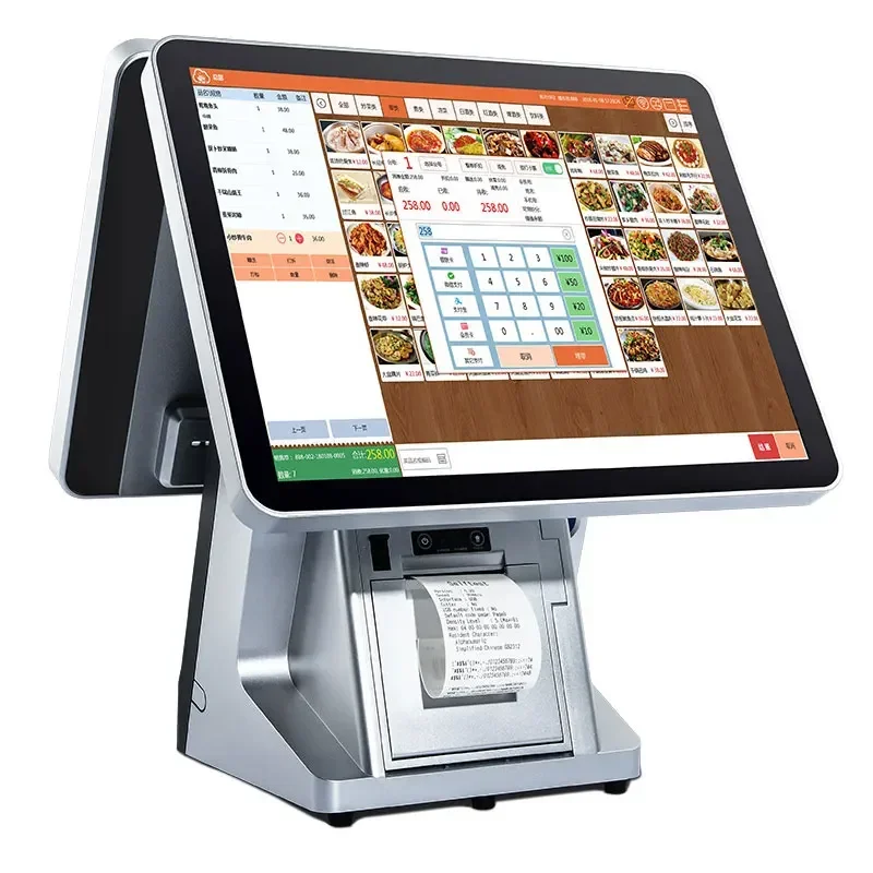 Hot-15-Windows-Cash-Register-with-58mm-Printer-Supermarket-Touch-Screen ...