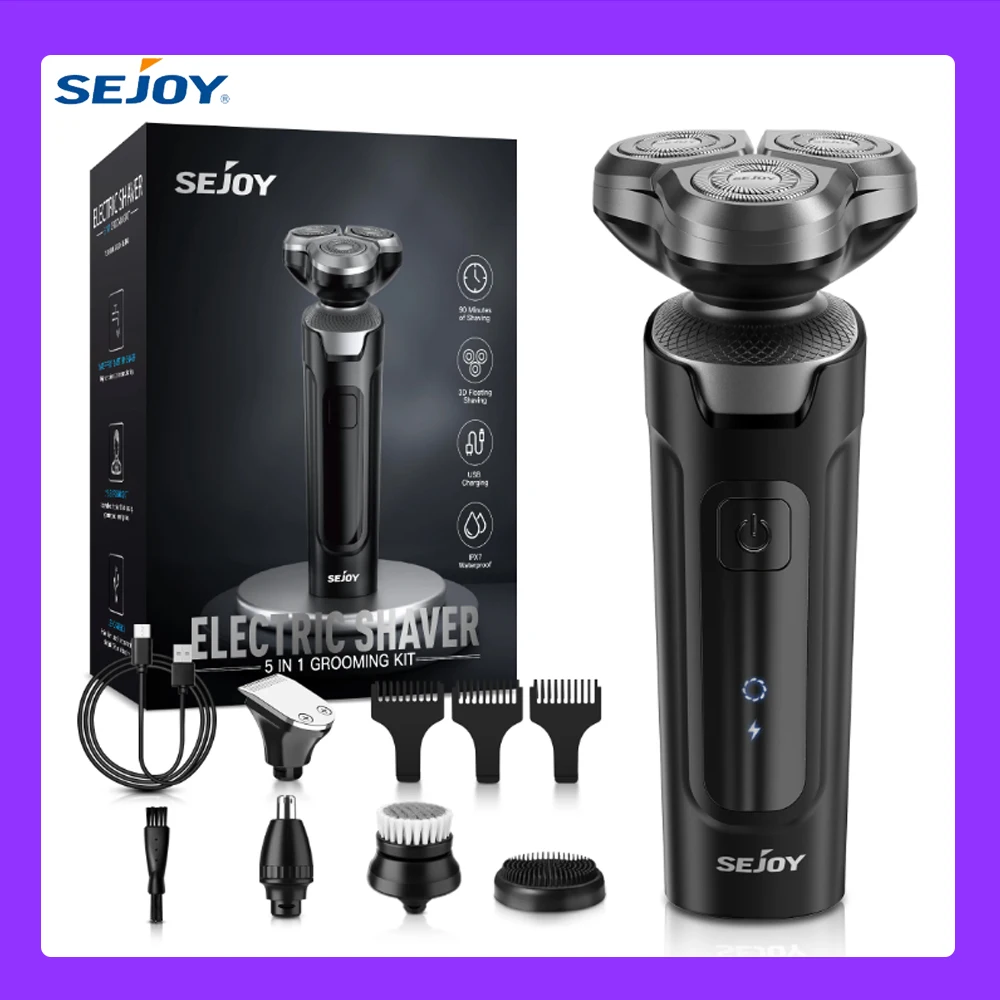 SEJOY-Shaver-Men-USB-Electric-Shaver-Powerful-Beard-Shaving-Machine ...