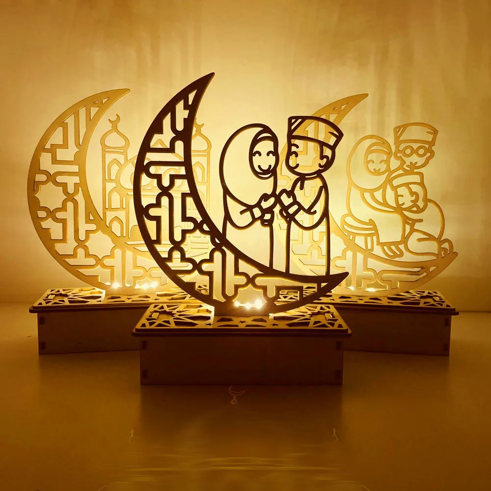 Décorations de Ramadan Eid Mubarak pour maison, support de Table en ...