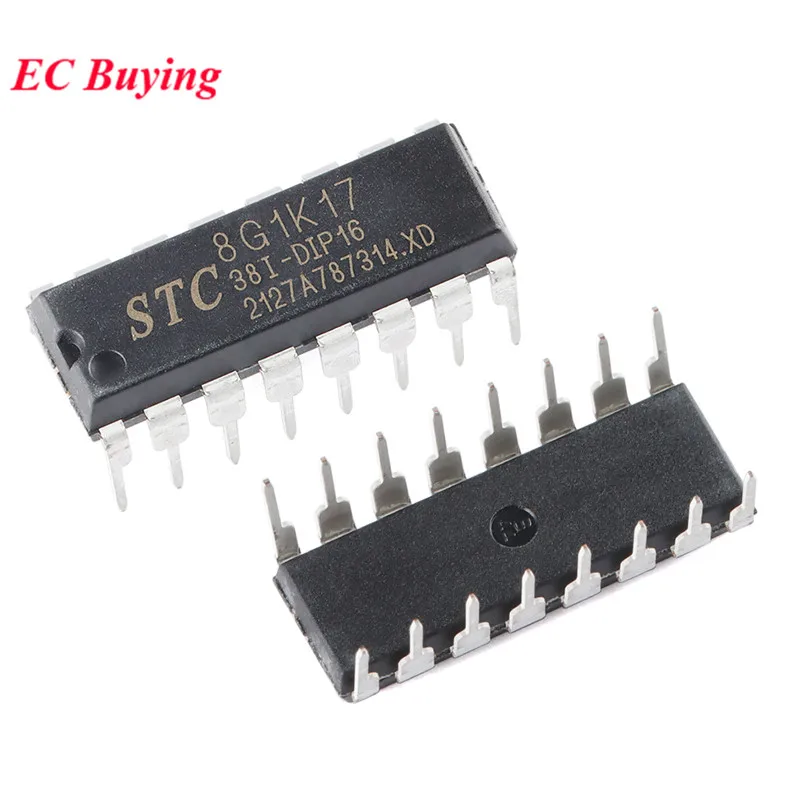 STC8G1K17-STC8G1K17-38I-DIP16-STC-8G1K17-38I-Single-Chip ...