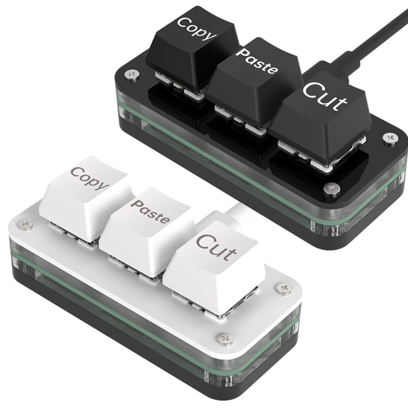 3-Keys-Mini-Gaming-Keyboard-Customizable-Programming-Keypads-for ...