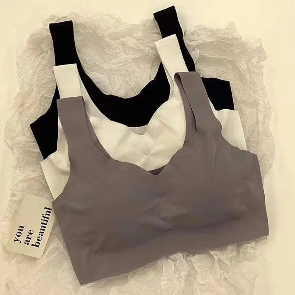 Comfortable-Bra-Seamless-Shockproof-Women-s-Sports-Bra-with-Wide ...