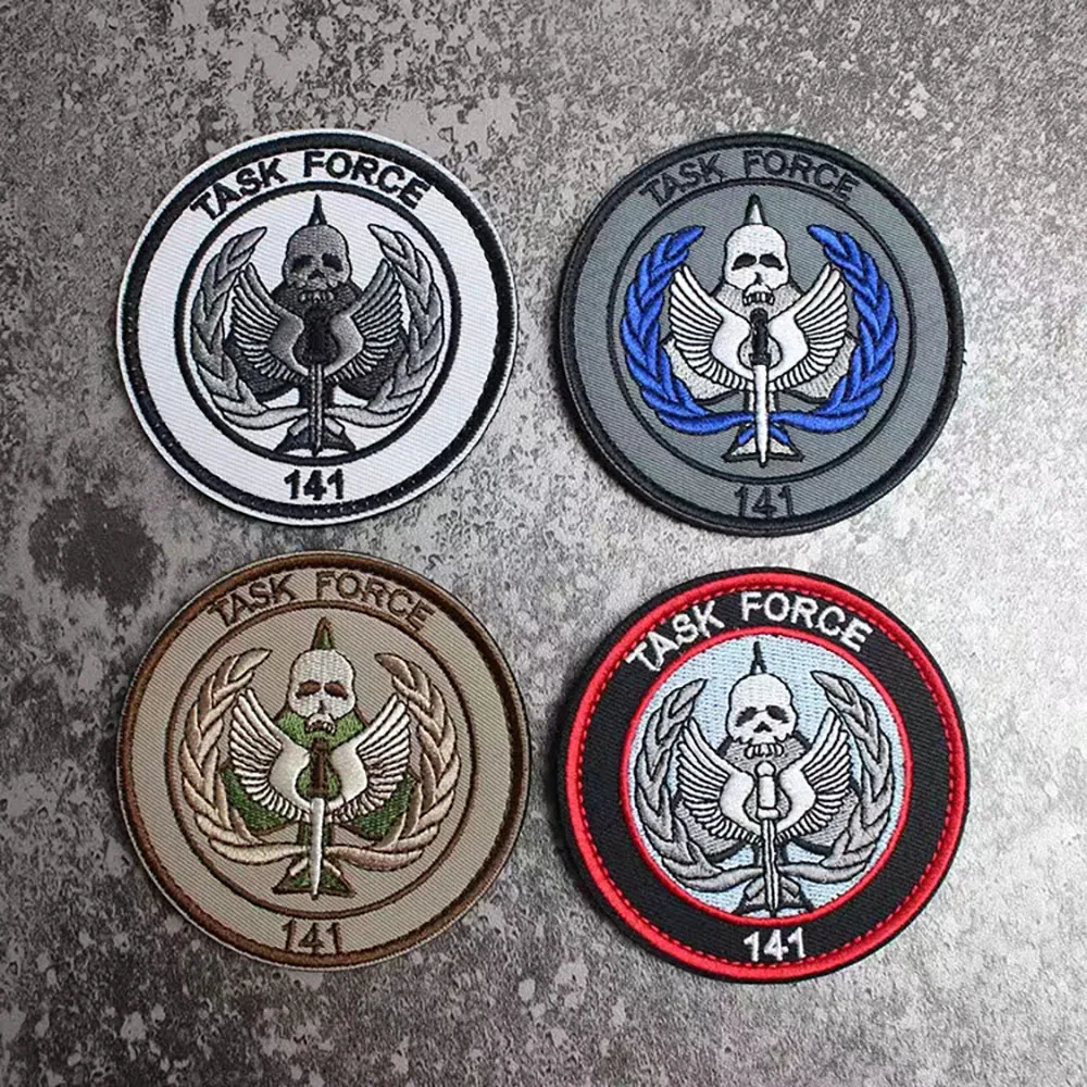 Call-of-Duty-Patch-TASK-FORCE-141-CODOL-Embroidered-Hook-Loop-Patches-on-Backpack-Tactical ...
