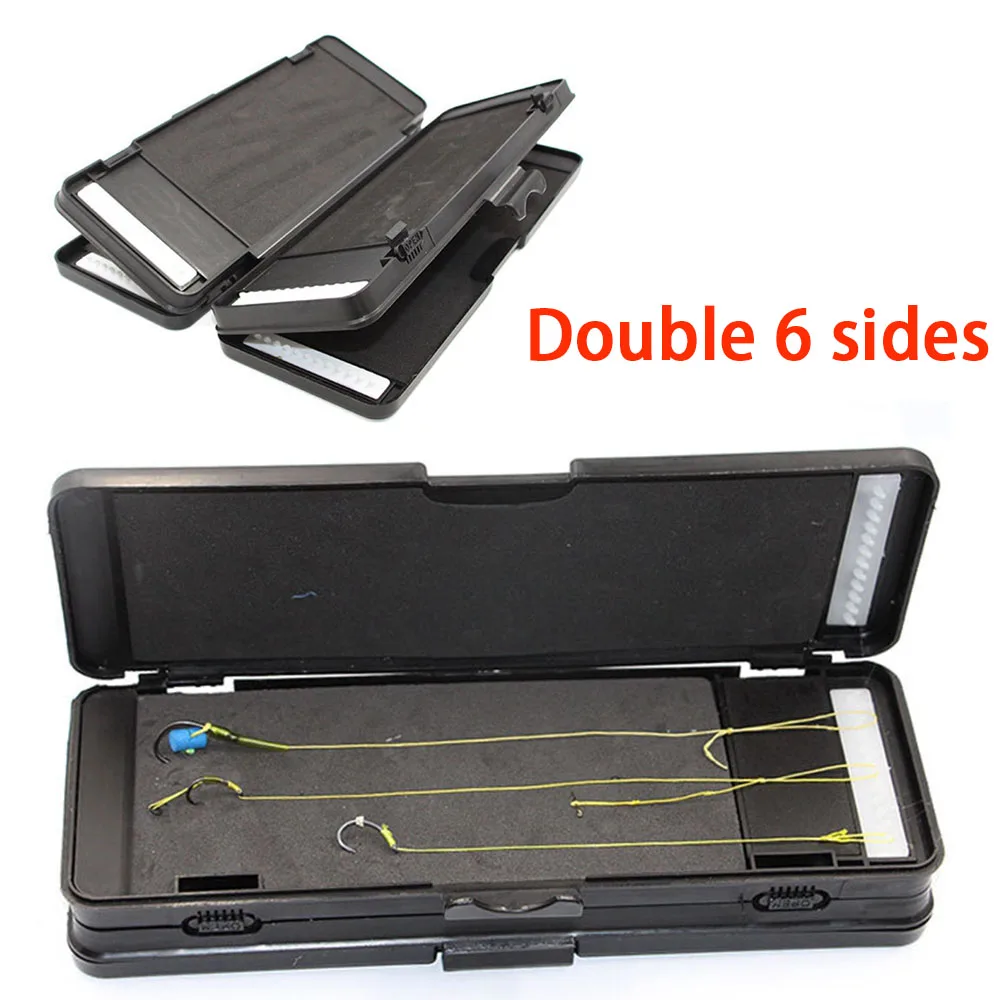 Double-Layer-Carp-Fishing-Hook-Rig-Box-for-72-Hair-Rigs-Fish-Tackle ...