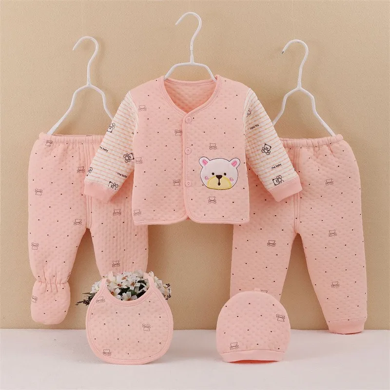 0 3M Newborn Clothes Suits 100% Cotton For Baby Girls Boys Clothing ...
