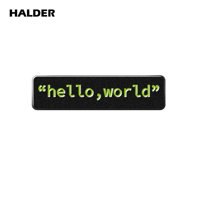 HALDER-Hello-World-Enamel-Pin-Lapel-Pins-Badges-on-Backpack-Clothes ...