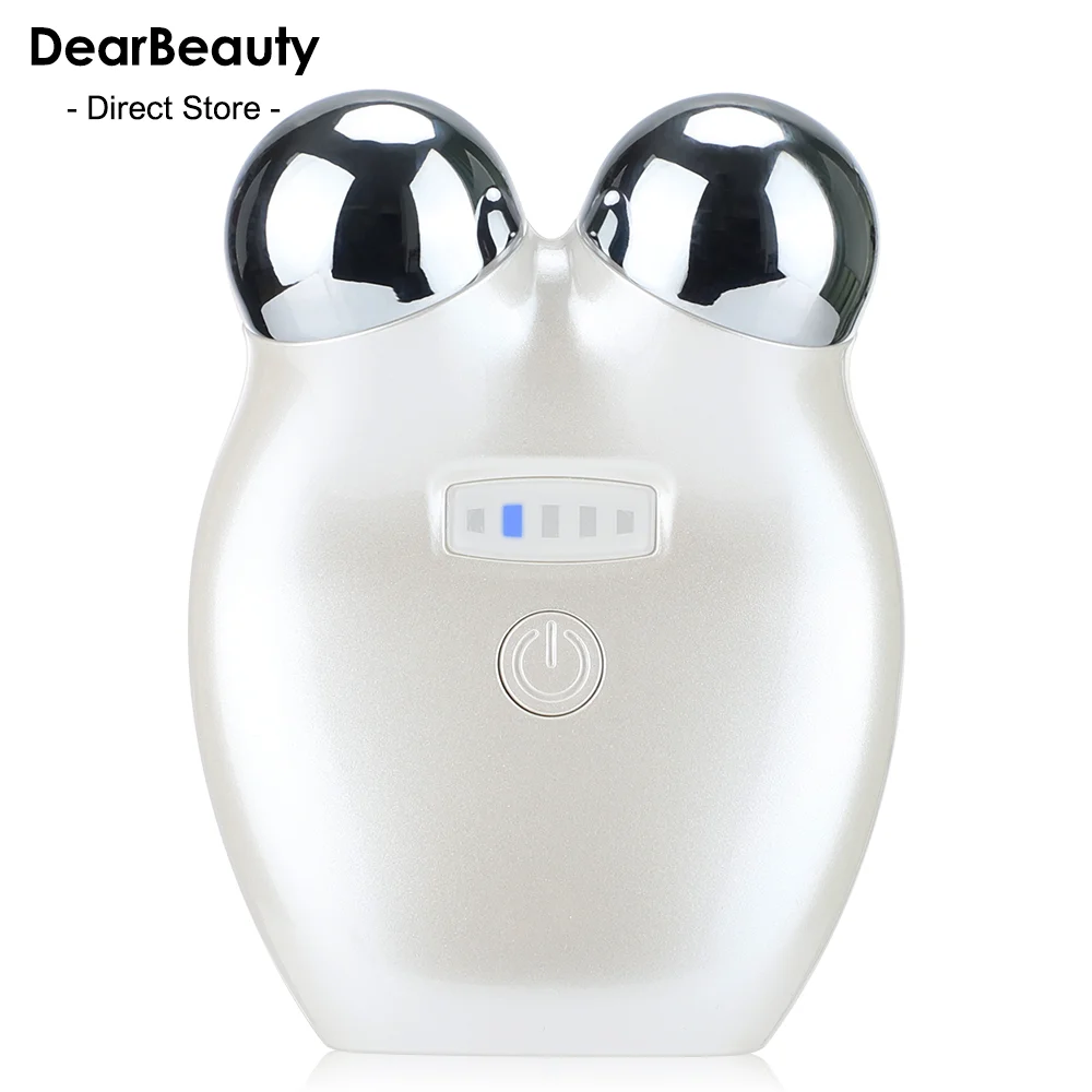 Microcurrent Face Massager EMS Facial Lifting Machine Skin Tightening Beauty Device Remove ...