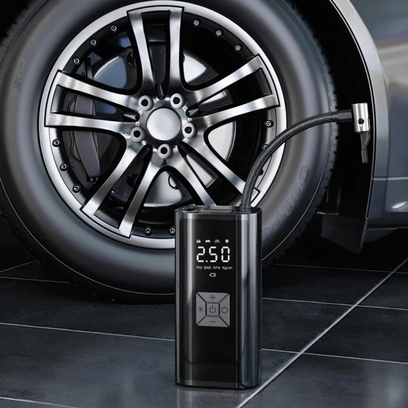 6000mAh-150PSI-Smart-Air-Pump-Portable-Car-Automatic-Compressor-Tire ...