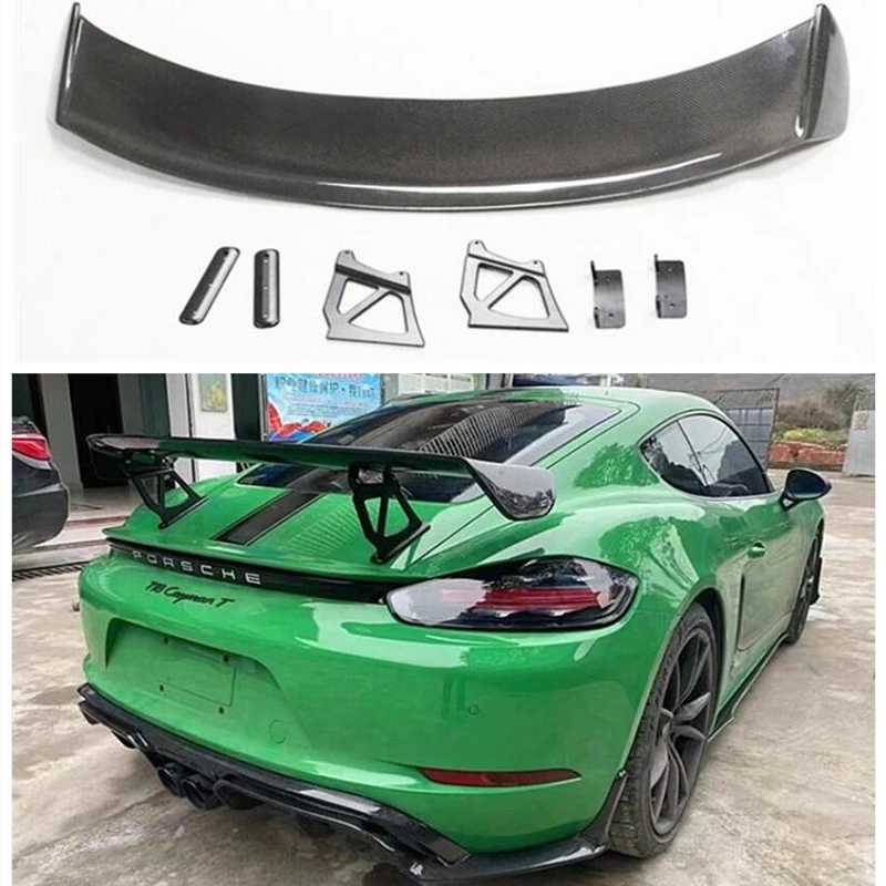 Porsche 718 981 987 Boxster Cayman Rear Trunk Wing Spoiler Kit Refits ...