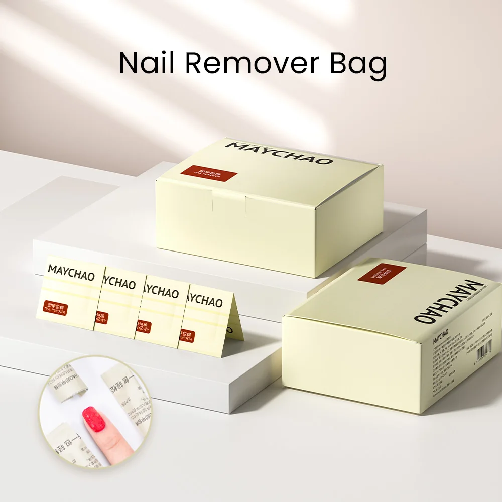 MAYCHAO-200PC-Portable-Nail-Cleaner-Gel-Nail-Polish-Nail-Remover ...