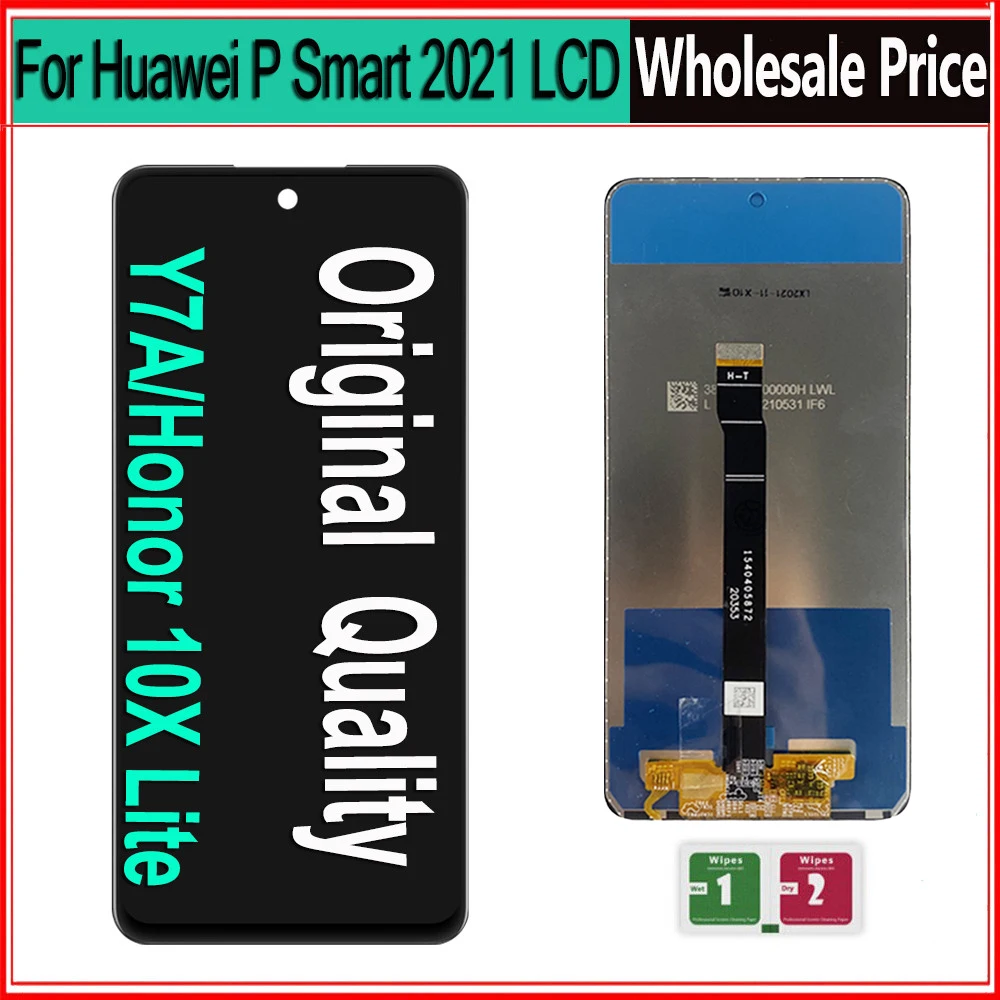 Pantalla táctil LCD Original para Huawei P Smart 2021, PPA-LX1 LX2, Y7A, PPA-LX3, Honor X10 Lite ...