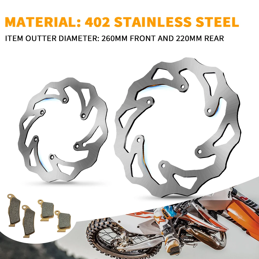 Motorcycle-Front-Rear-Brake-Discs-Rotors-Set-For-KTM-SX-SXC-SXF-EXC ...