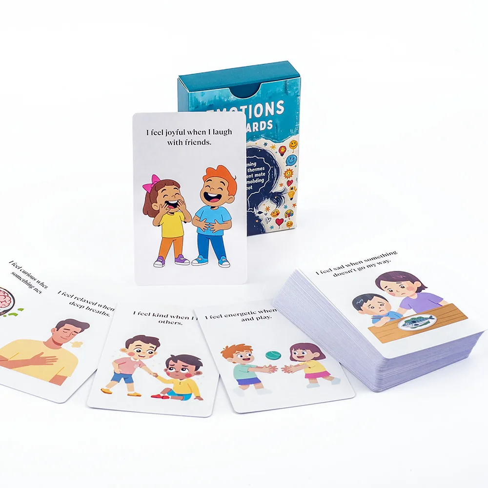Kids Adults Emotions Flashcards 110pcs Emotional Recognition ...