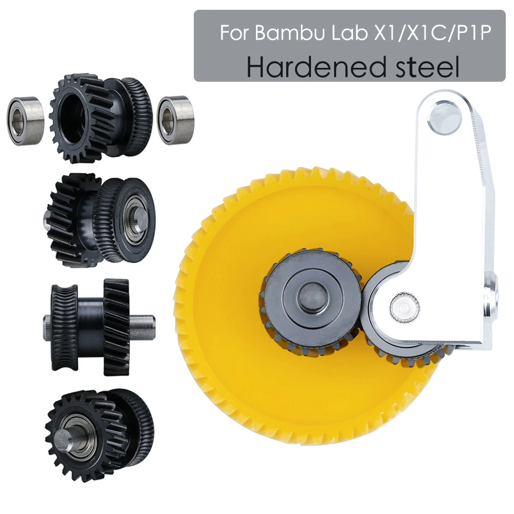 Upgrade-Hardened-Steel-Extruder-Gear-Assembly-For-Bambu-Lab-P1S-P1P-X1C ...