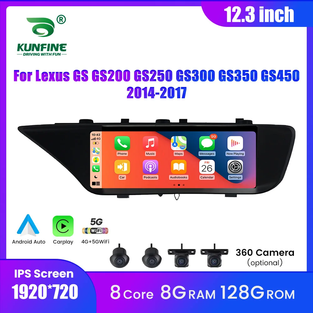 Android Car Stereo Radio For Lexus GS GS200 GS250 GS300 GS350 GS450 ...
