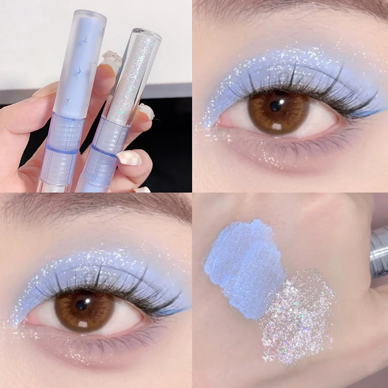 White Glitter Makeup Ideas