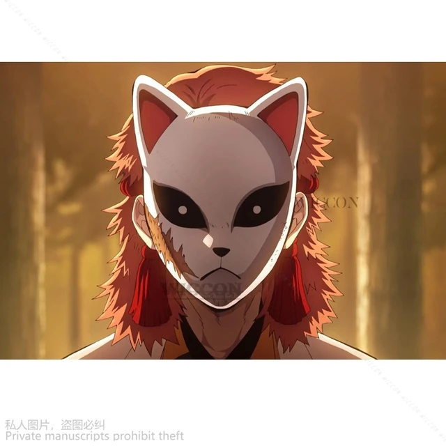 Anime Demon Masks Japanese Style Hyena Mask! With This I Finished The