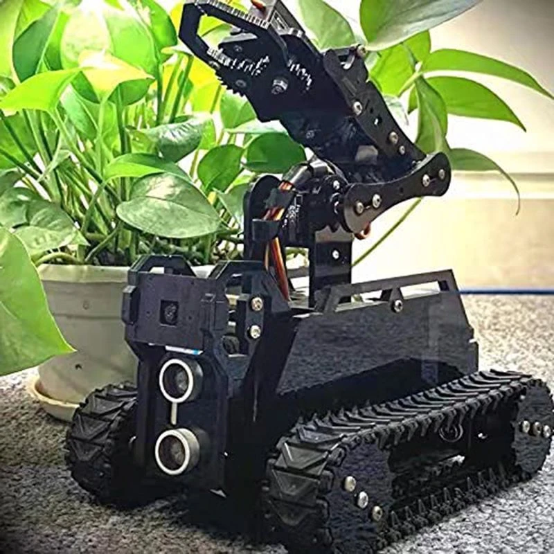 Adeept RaspTank WiFi Wireless Smart Robotic Arm Robot Kit for Raspberry ...
