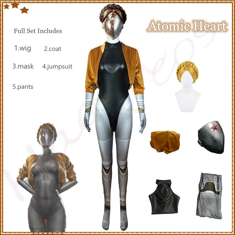 Atomic-Heart-Cosplay-Costume-Robot-Twin-Left-And-Right-Jumpsuit ...