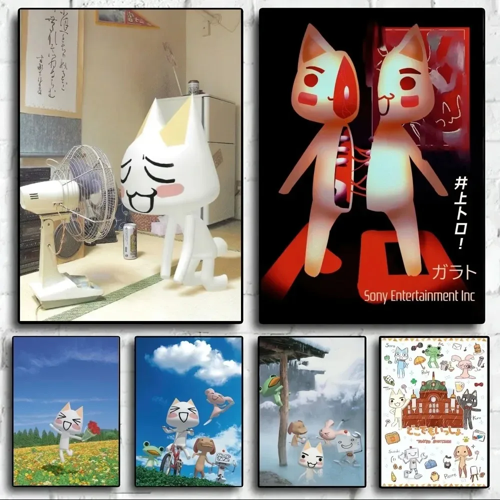 Cartoon-Inoue-toro-Cute-Poster-Wall-Pictures-For-Living-Room-Canvas ...