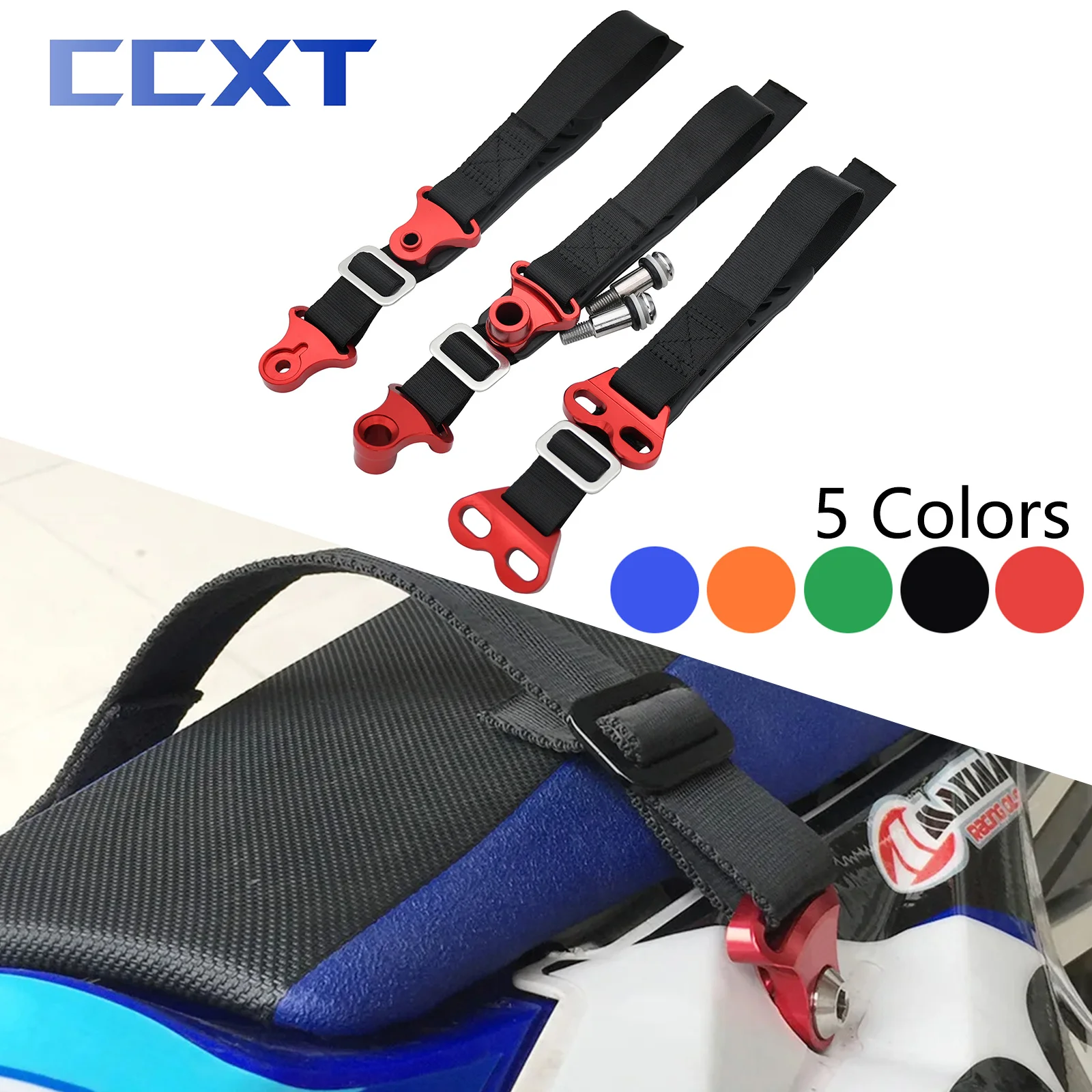 Motocycle-CNC-Front-Rear-Rescue-Pull-Strap-Sling-Belt-For-Dirt-Bike ...