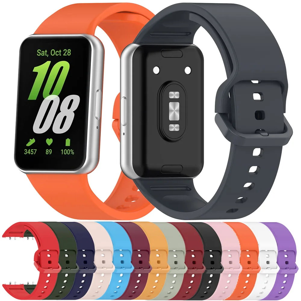 Strap For Samsung Galaxy Fit 3 SM-R390 Fit3 Durable Silicone Sport ...