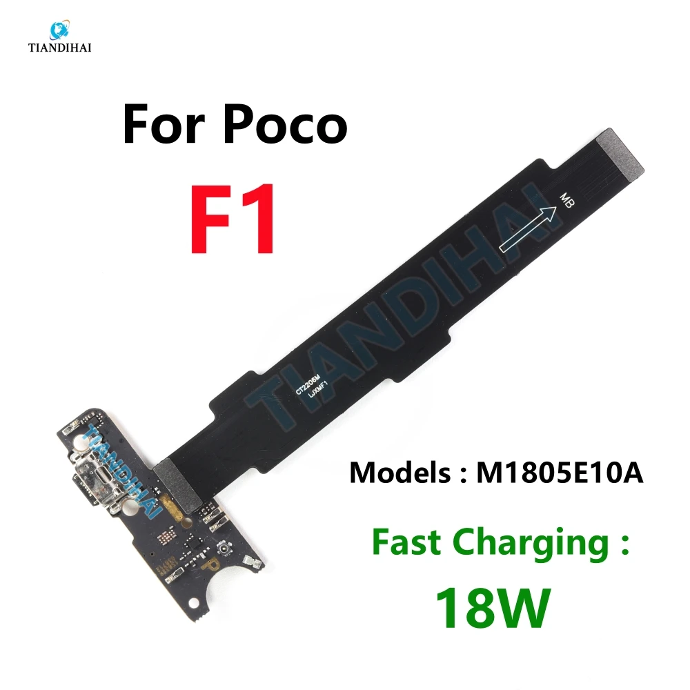 For Xiaomi Poco F1 USB Charging Board Connector Plug Port Charger Dock ...