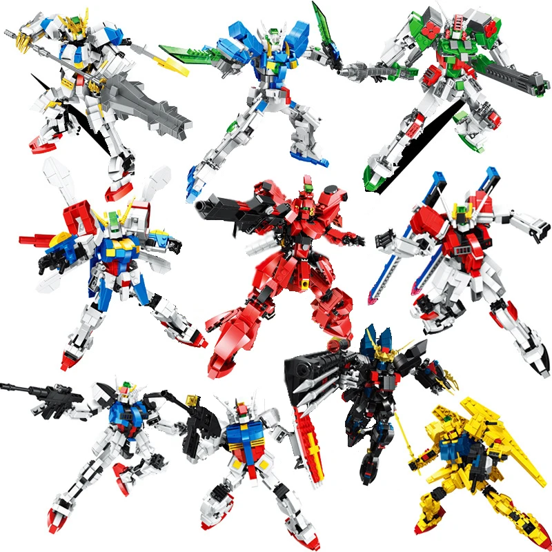 Pvc Gundam Building Blocks Model | Pvc Gunpla Action Figure | Gundam ...