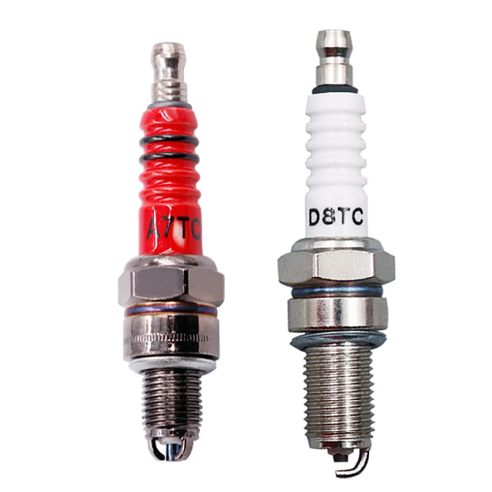 1 Pcs Racing Spark Plug 3 Triple Electrode A7TC D8TC For GY6 CG 50 70 ...