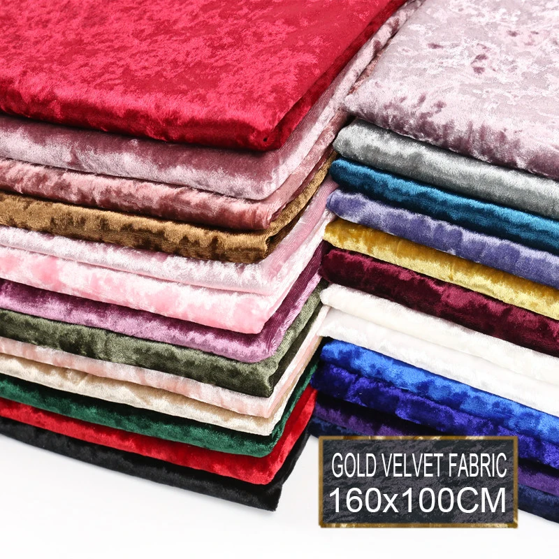 Gold-Velvet-Fabric-Wedding-Decoration-Stage-Background-Cloth-Clothing ...