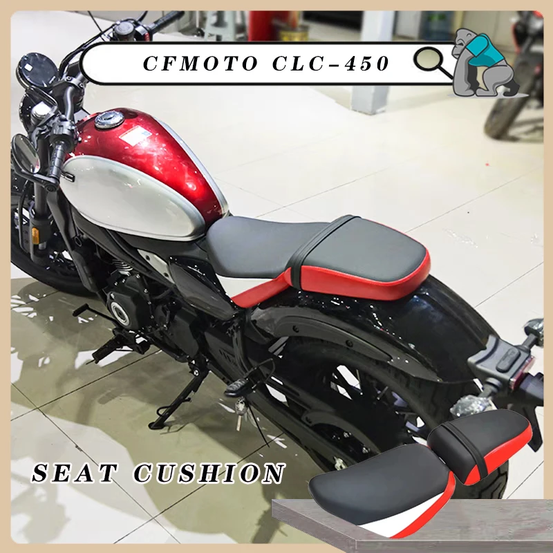 Customized Retro Motorcycle Double Seat Cushion for cfmoto clc 450 ...